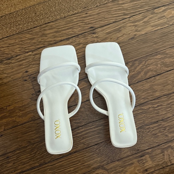 XOXO | Shoes | Xoxo Elegant White Sandals For Women | Poshmark